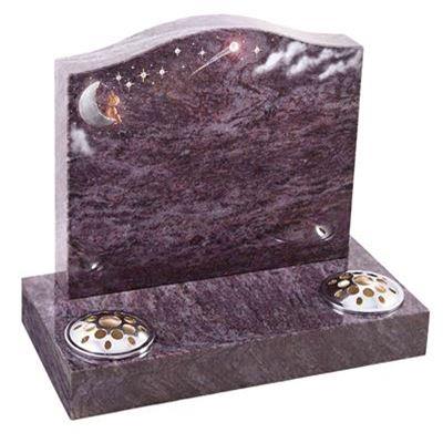 Moon and Stars Headstone - West Lothian Memorials